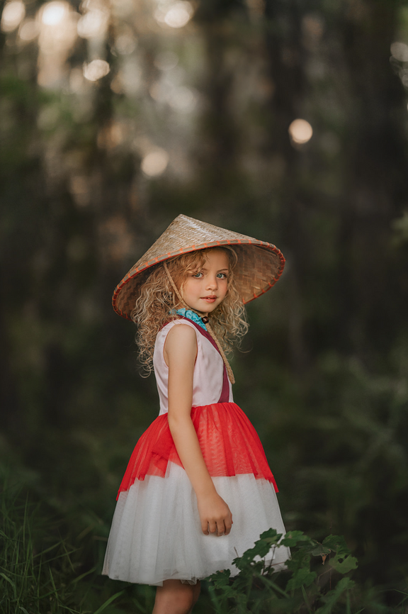 Portrait Petites Warrior Princess Twirl Length Gown – Only Little Once